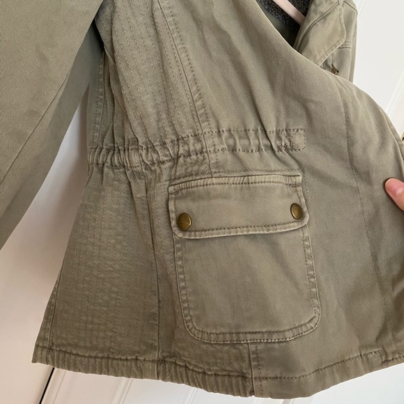 Zara | Jackets & Coats | Army Green Zara Utility Jacket | Poshmark